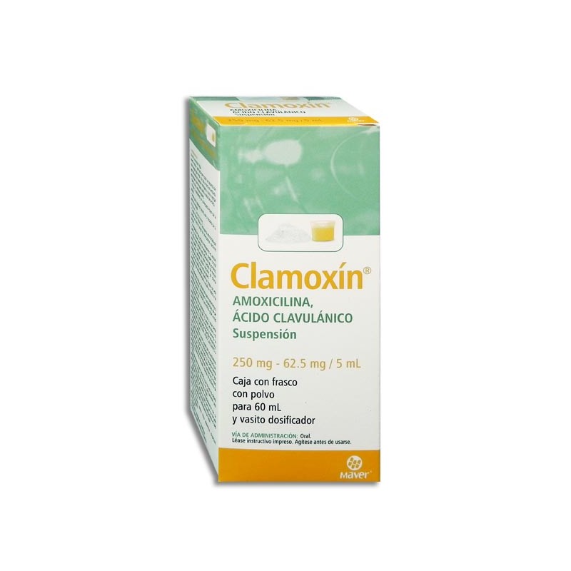 CLAMOXIN SUSP. Fco. 60 ML. 250-62.50 MG/5 ML.