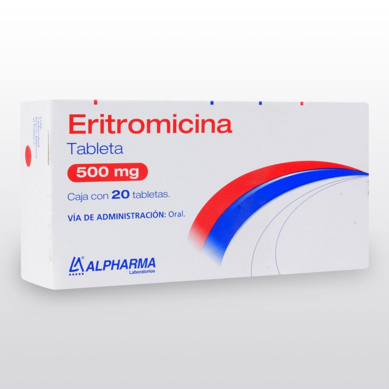 ERITROMICINA (Alpharma) c/20 TABS. 500 MG.