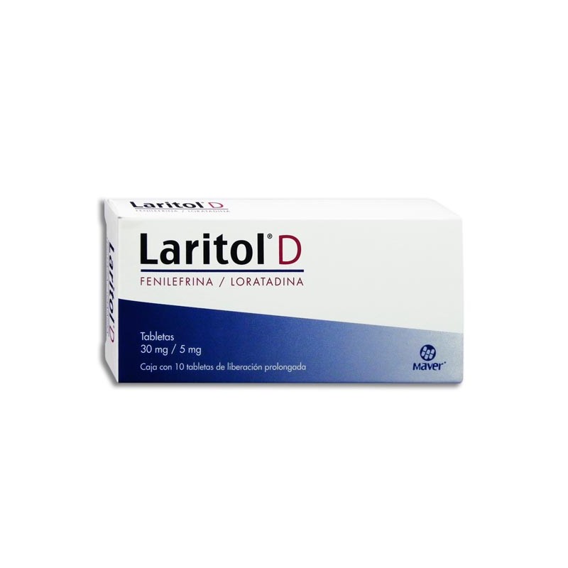 LARITOL-D c/10 TABS. L.P. 5/30 MG.