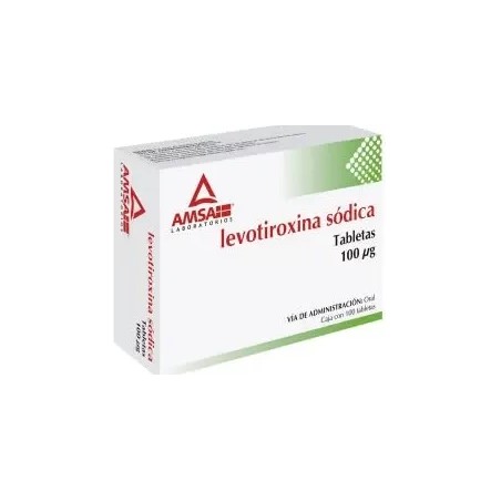 LEVOTIROXINA SÓDICA (Amsa) c/100 TABS. 100 MCG.