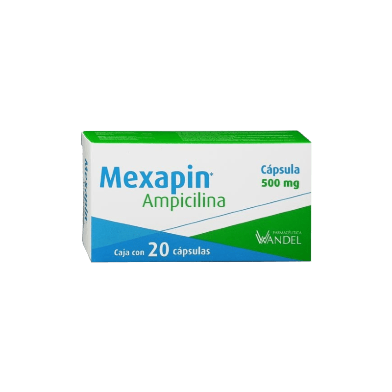 MEXAPIN c/20 CAPS. 500 MG.