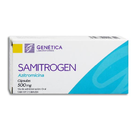 SAMITROGEN c/3 CAPS. 500 MG.