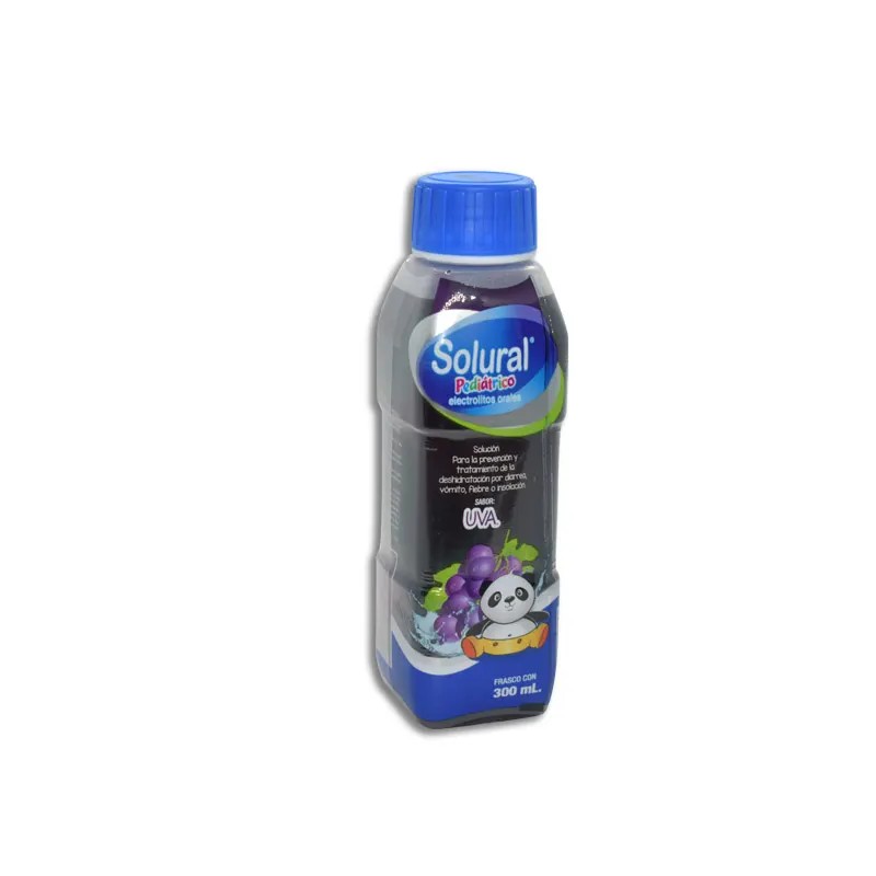 SOLURAL SOL. Pediátrico Sabor UVA FCO. 300 ML.